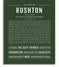 Rushton Personalized Name Meaning Art Prints – Name Stories