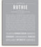Ruthie | Name Art Print – Name Stories