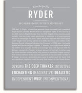 Ryder | Name Art Print – Name Stories
