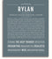 Rylan | Name Art Print – Name Stories