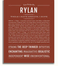 Rylan | Name Art Print – Name Stories