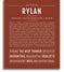 Rylan | Name Art Print – Name Stories