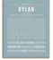Rylan | Name Art Print – Name Stories