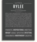 Rylee (female) | Name Art Print – Name Stories
