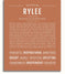 Rylee (female) | Name Art Print – Name Stories