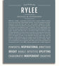 Rylee (male) | Name Art Print – Name Stories