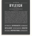 Ryleigh | Name Art Print – Name Stories
