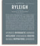 Ryleigh Personalized Name Meaning Art Prints – Name Stories