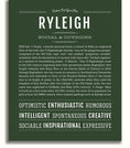 Ryleigh | Name Art Print – Name Stories