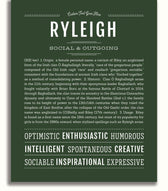 Ryleigh | Name Art Print – Name Stories