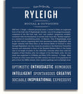 Ryleigh | Name Art Print – Name Stories