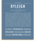 Ryleigh | Name Art Print – Name Stories