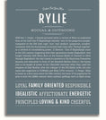 Rylie | Name Art Print – Name Stories