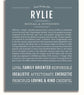 Rylie | Name Art Print – Name Stories