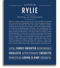 Rylie | Name Art Print – Name Stories