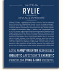 Rylie | Name Art Print – Name Stories