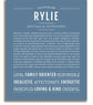 Rylie | Name Art Print – Name Stories