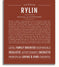 Rylin (female) | Name Art Print – Name Stories