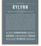 Rylynn | Name Art Print – Name Stories