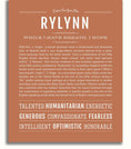 Rylynn | Name Art Print - Personalized Custom Gifts – Name Stories