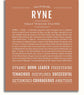 Ryne | Name Art Print – Name Stories