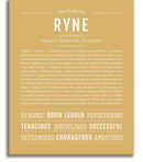 Ryne | Name Art Print – Name Stories