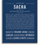 Sacha | Name Art Print – Name Stories