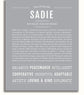 Sadie | Name Art Print - Personalized Custom Gifts – Name Stories