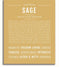 Sage (male) | Name Art Print – Name Stories