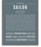 Sailor | Name Art Print – Name Stories