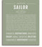 Sailor | Name Art Print – Name Stories