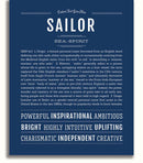 Sailor | Name Art Print – Name Stories