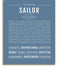 Sailor | Name Art Print – Name Stories