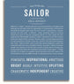 Sailor | Name Art Print – Name Stories