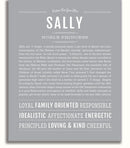 Sally | Name Art Print – Name Stories