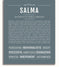 Salma | Name Art Print – Name Stories