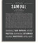 Samual Personalized Name Meaning Art Prints – Name Stories