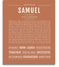 Samuel Personalized Name Meaning Art Prints – Name Stories