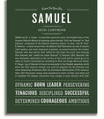Samuel | Name Art Print – Name Stories