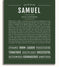 Samuel | Name Art Print – Name Stories