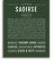 Saoirse Personalized Name Meaning Art Prints – Name Stories