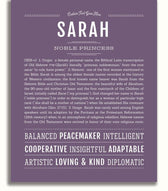 Sarah | Name Art Print – Name Stories