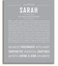 Sarah | Name Art Print – Name Stories