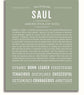 Saul Personalized Name Meaning Art Prints – Name Stories