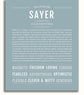 Sayer Personalized Name Meaning Art Prints – Name Stories