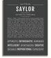 Saylor | Name Art Print – Name Stories