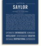 Saylor | Name Art Print – Name Stories