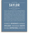 Saylor | Name Art Print – Name Stories