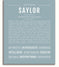 Saylor | Name Art Print – Name Stories