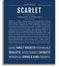 Scarlet | Name Art Print – Name Stories